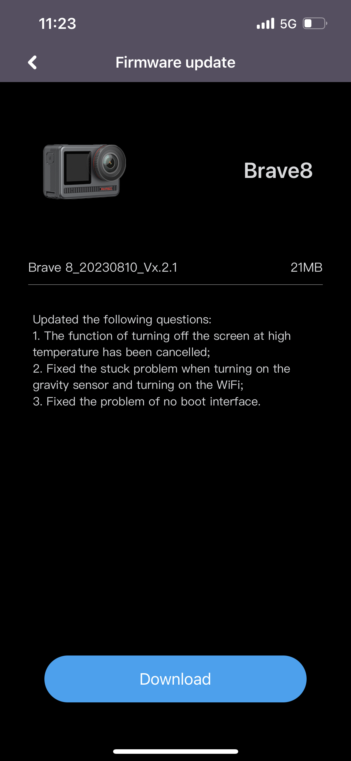 How to upgrade the firmware of Brave 8 – AKASO Support Customer Portal