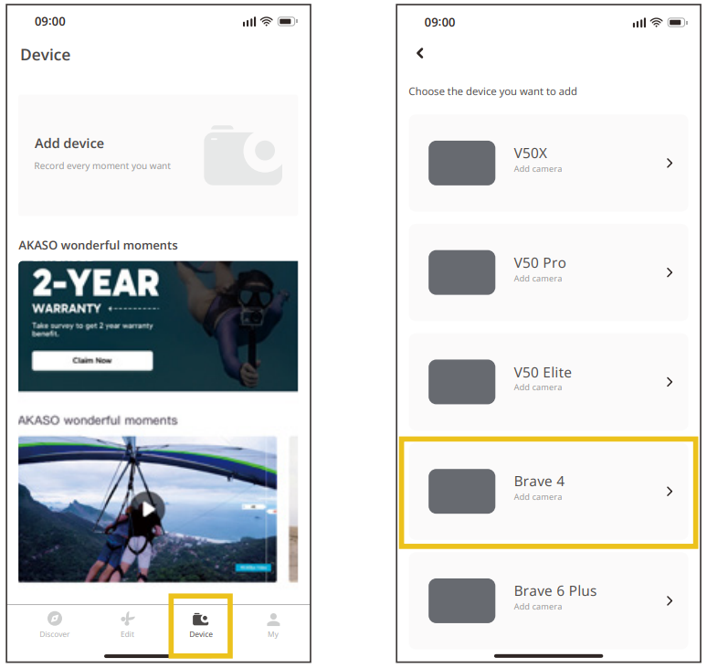 How to Connect Your AKASO Brave 4 to the AKASO GO App – AKASO Support ...